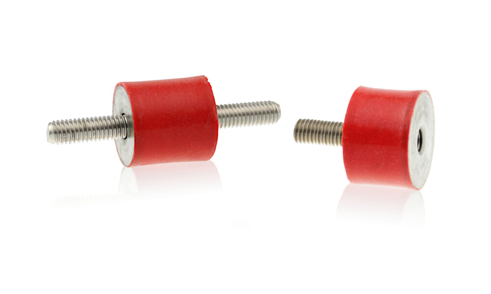 Gummipuffer Typ D - einseitig Außengewinde